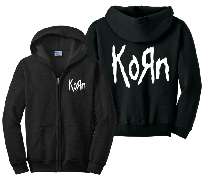 Korn Zip Up Hoodie Unisex Hooded Sweatshirt – Pacific Hoodies